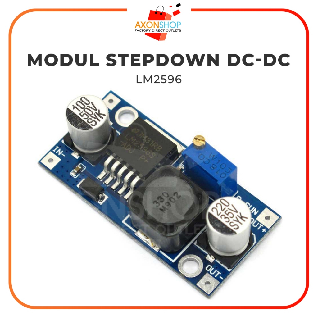 Jual Adjustable Penurun Tegangan Lm 2596 Modul Dc - Dc Step Down Kit LM2596 | Shopee Indonesia