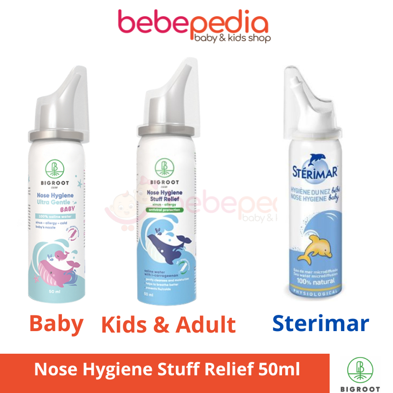 Jual Bigroot Nose Hygiene Stuff Relief / Ultra Gentle Baby 50ml 50 ml ...