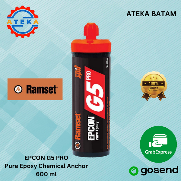 Jual Chemical Lem Anchor Epoxy RAMSET Epcon G5 Pro / 600 ml | Shopee ...