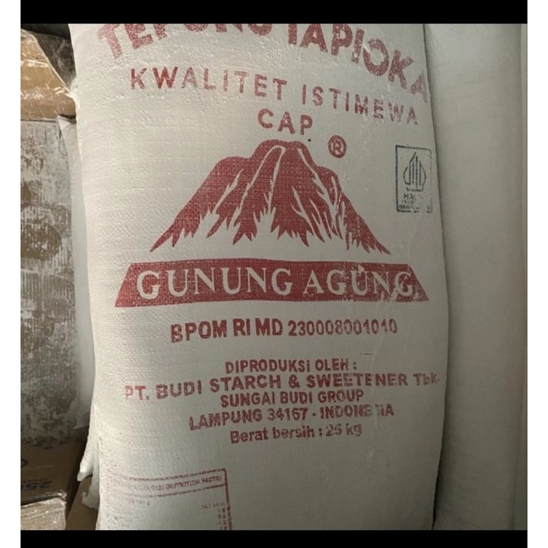 Jual sagu gunung agung tapioka 25kg | Shopee Indonesia