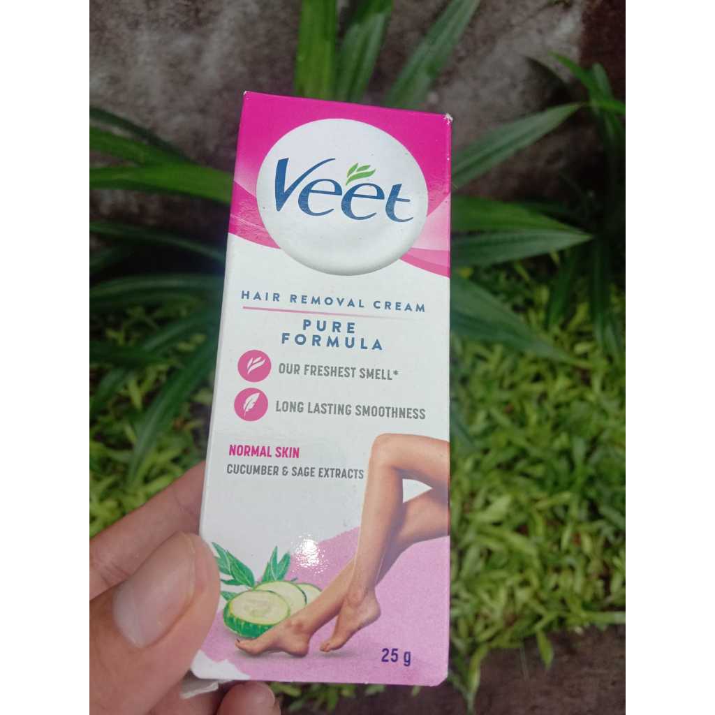 Jual 2530 -Veet Hair Removal Cream 25gr Blue | Shopee Indonesia