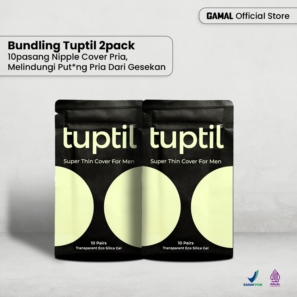 Jual GAMAL | Bundling Tuptil 2pack | 10pasang Nipple Cover Pria ...