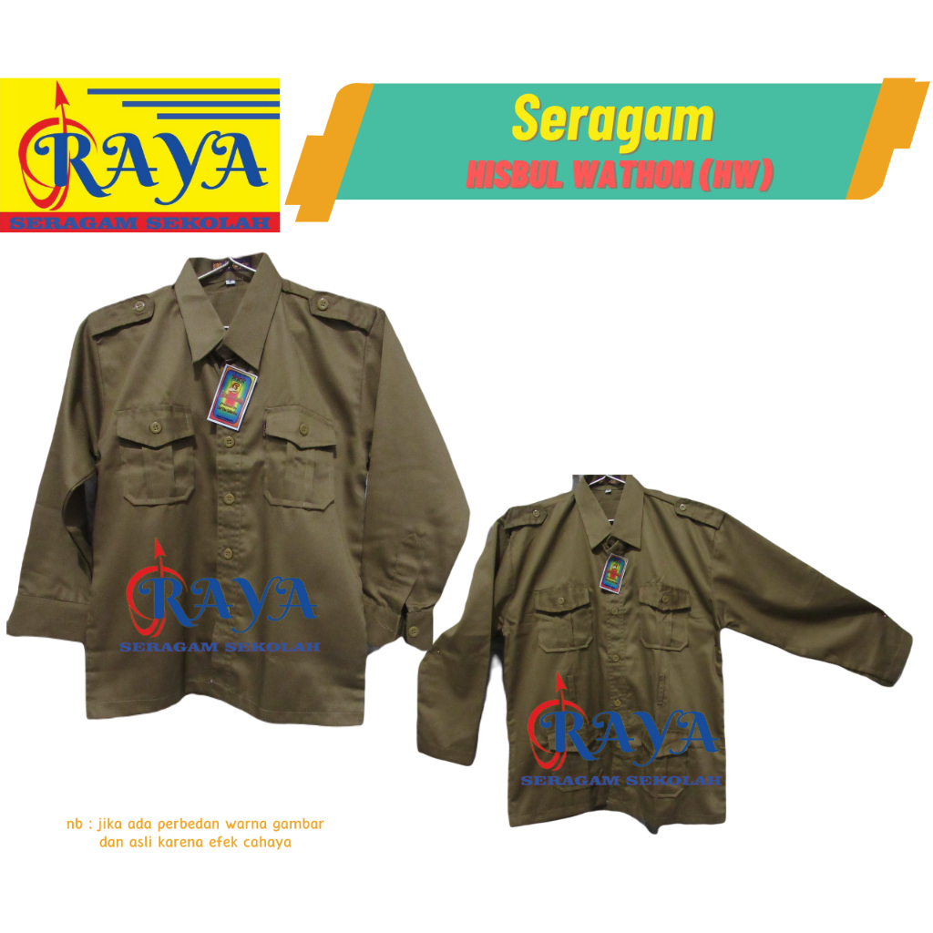 Jual Seragam sekolah baju hisbul waton / HW muhammadiyah laki-laki ...