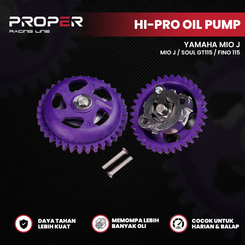Jual PROPER RACING LINE OIL PUMP MIO J GT 115 FINO 115 XRIDE 115 54P ...