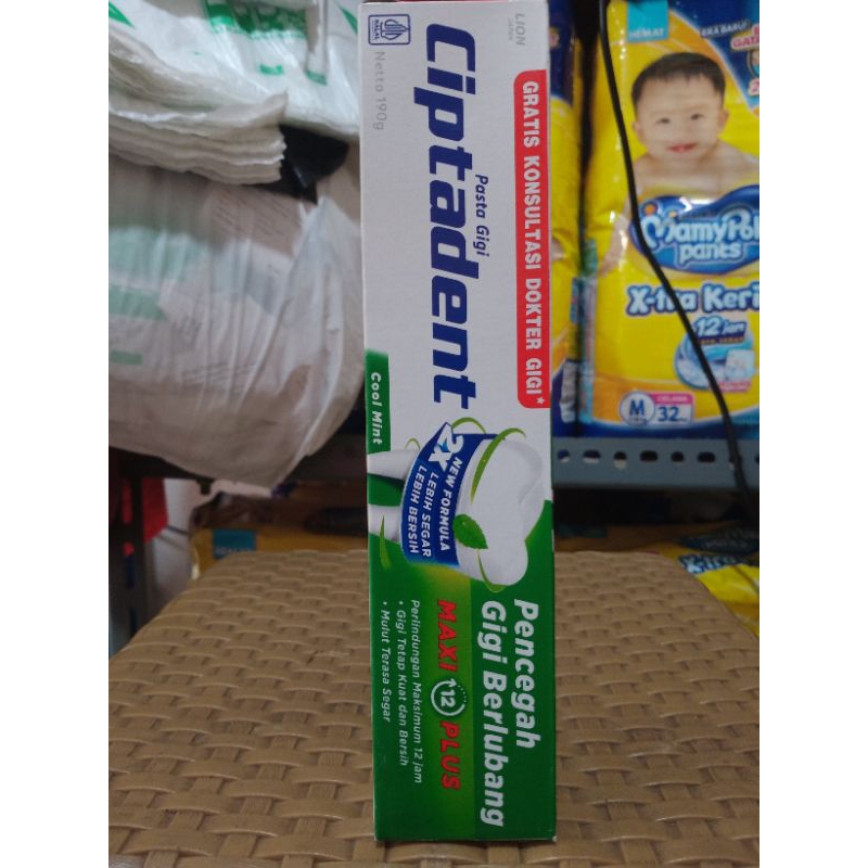 Jual Pasta Gigi Ciptaden Pencegah Gigi Berlubang (190g) | Shopee Indonesia