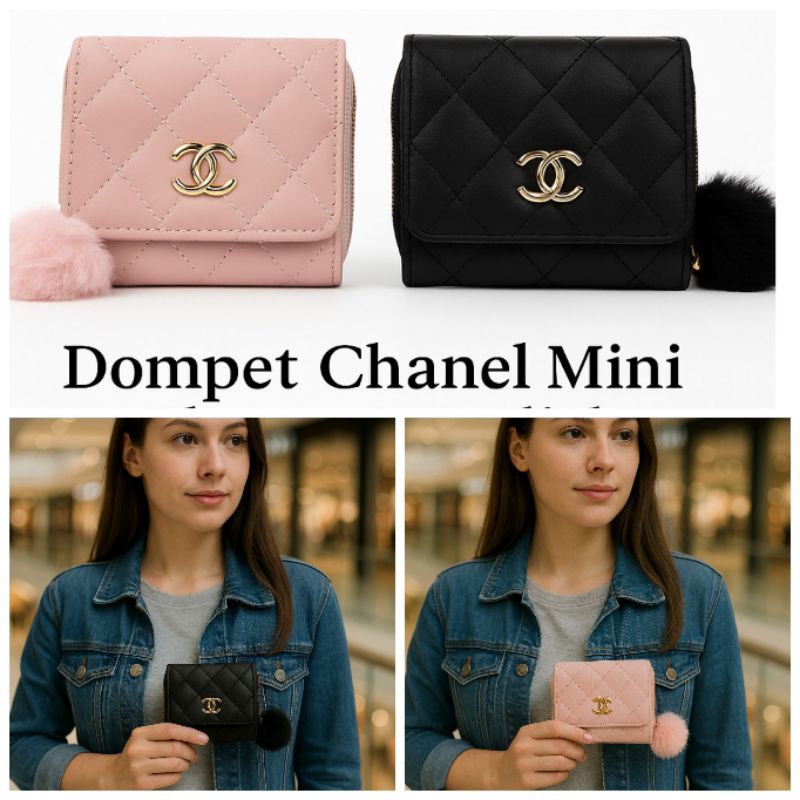 Jual Dompet mini chanel elegan & praktis | Shopee Indonesia