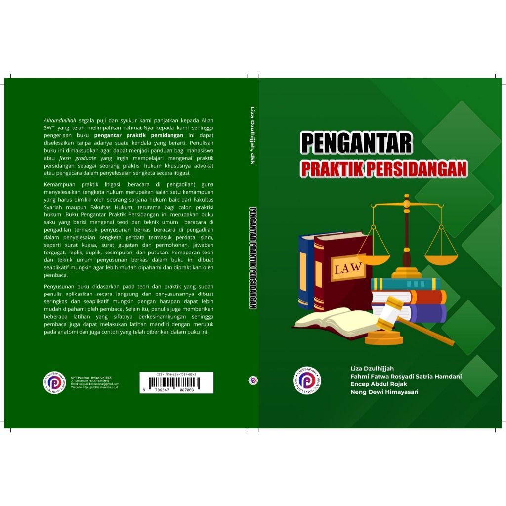 Jual Unisba Press- Buku Pengantar Praktik Persidangan | Shopee Indonesia