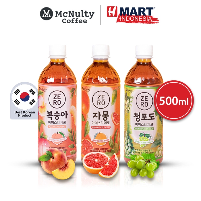 Jual McNulty Zero-Calorie Iced Tea - Minuman Teh Korea 0 Kalori 500ml ...