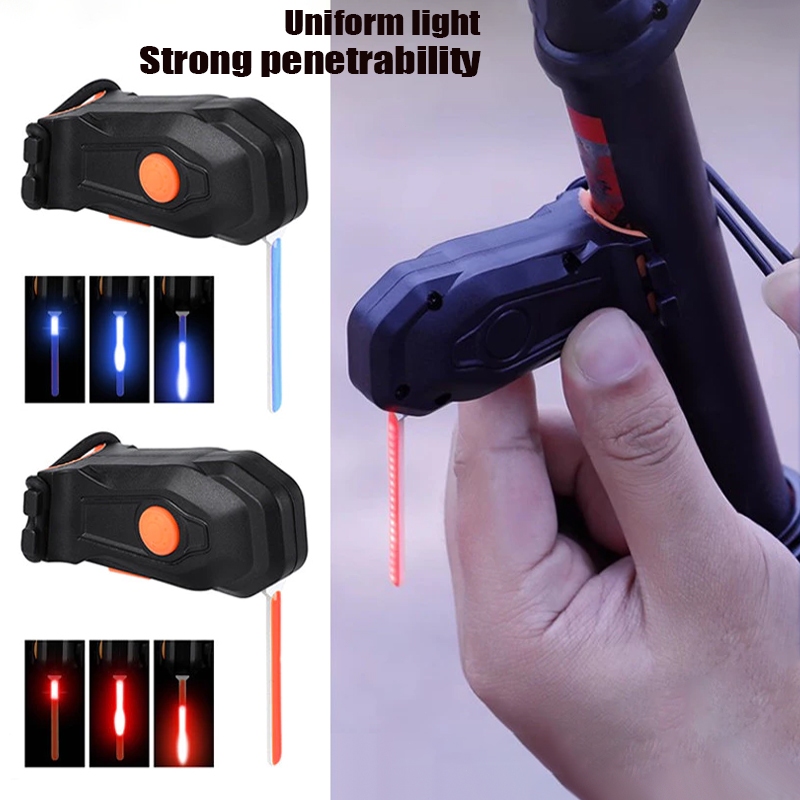 Jual Lampu Tail Light Sepeda Dinamis 2 Warna - Cahaya Bergerak LED ...