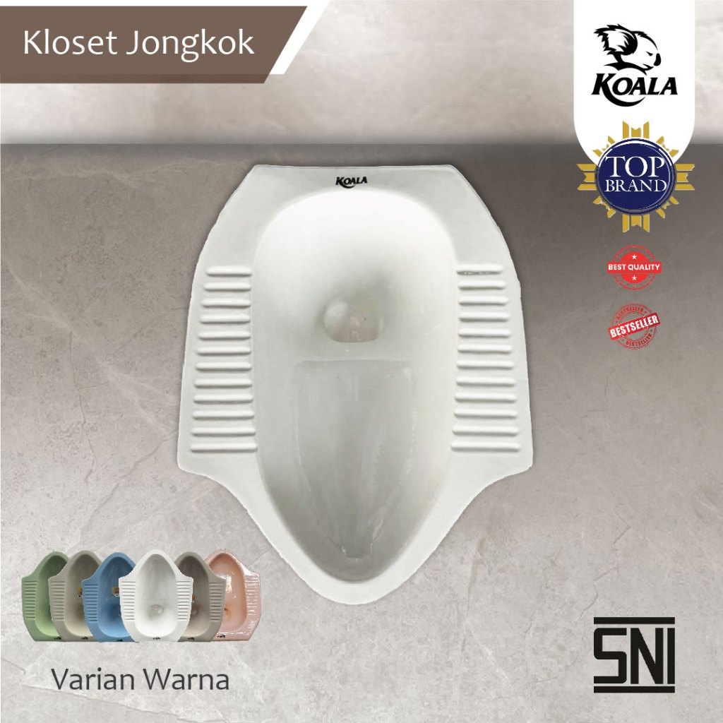 Jual Closet Jongkok Kloset Jongkok Merk WC Jongkok Koala Berbagai Warna ...