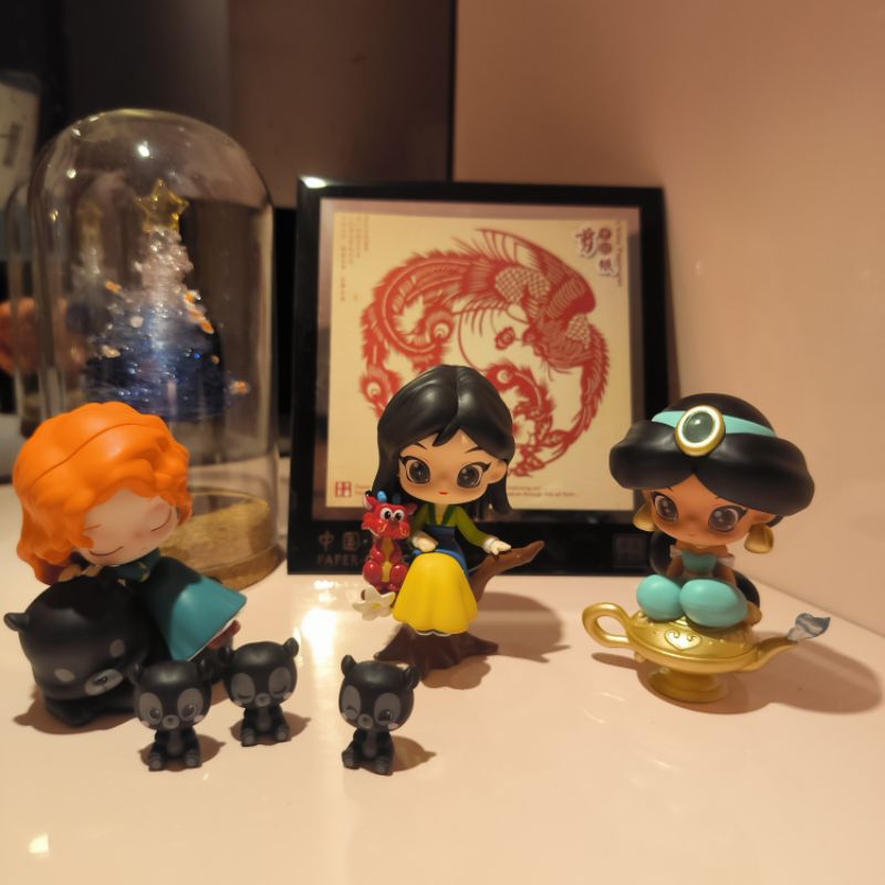 Jual Disney Princess Miniso Blindbox Fairy Town Figure - Merida Brave, Mulan, Jasmine | Shopee ...