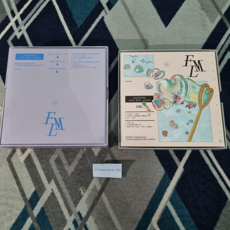Jual Seventeen Album FML Deluxe ver. & Carat ver. Jeonghan | Shopee ...