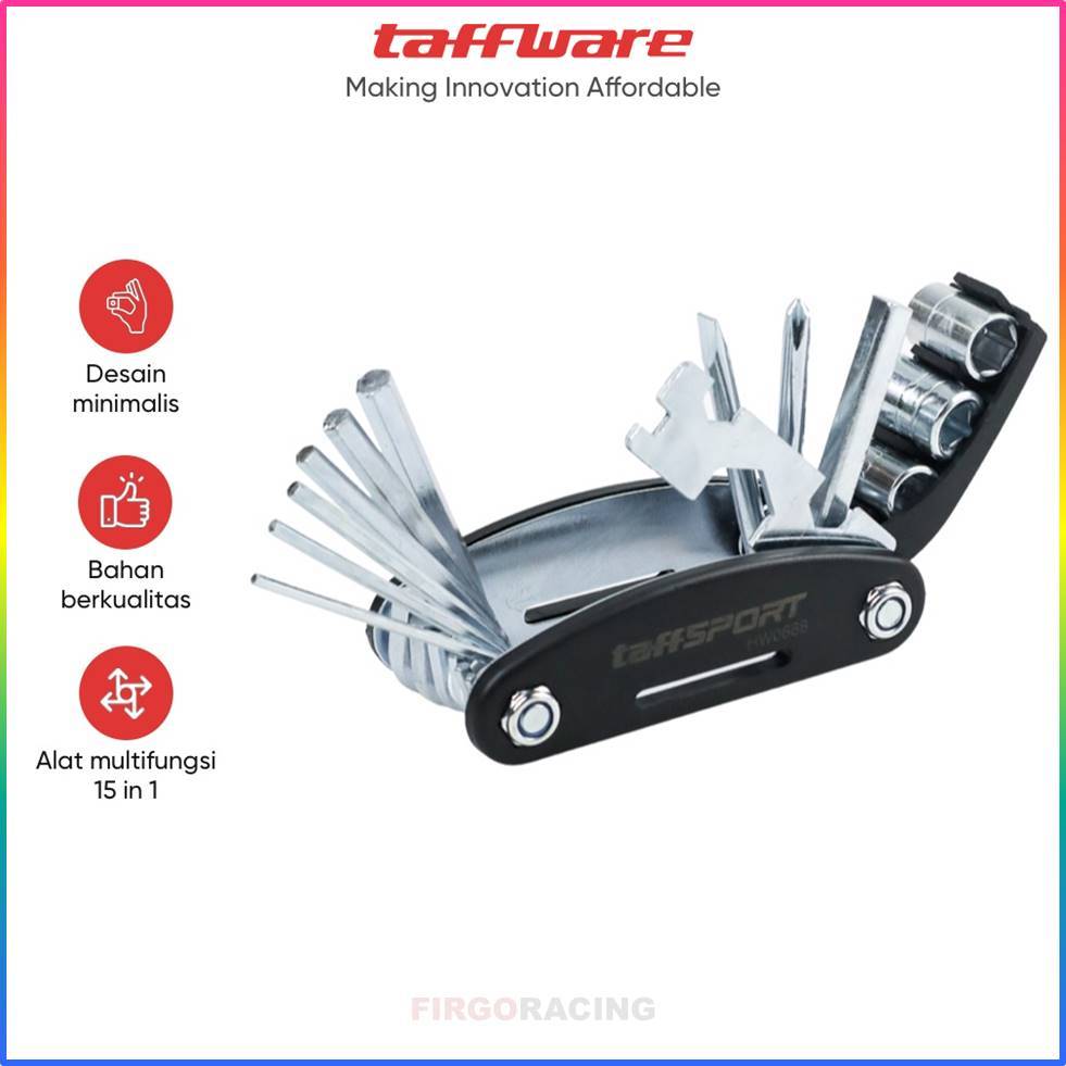 Jual Peralatan Kunci Multifungsi Multifunctional 15in1 EDC Repair Tool ...