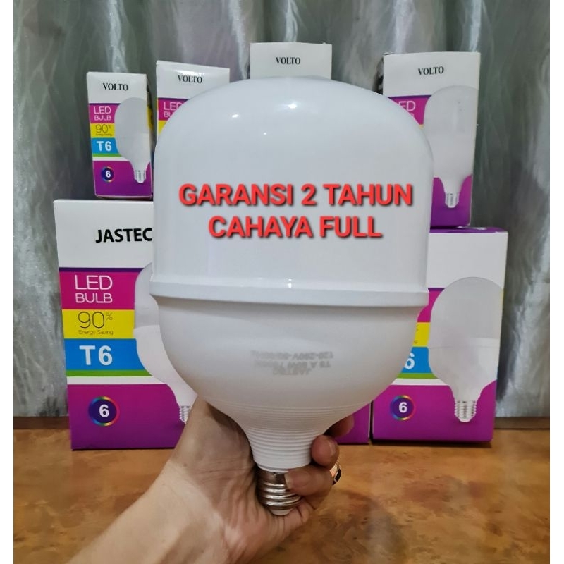 Jual LAMPU LED 60 WATT T6 CAHAYA FULL GARANSI 2 TAHUN SUPER JUMBO PREMIUM MERK AVERA 90% HEMAT ...