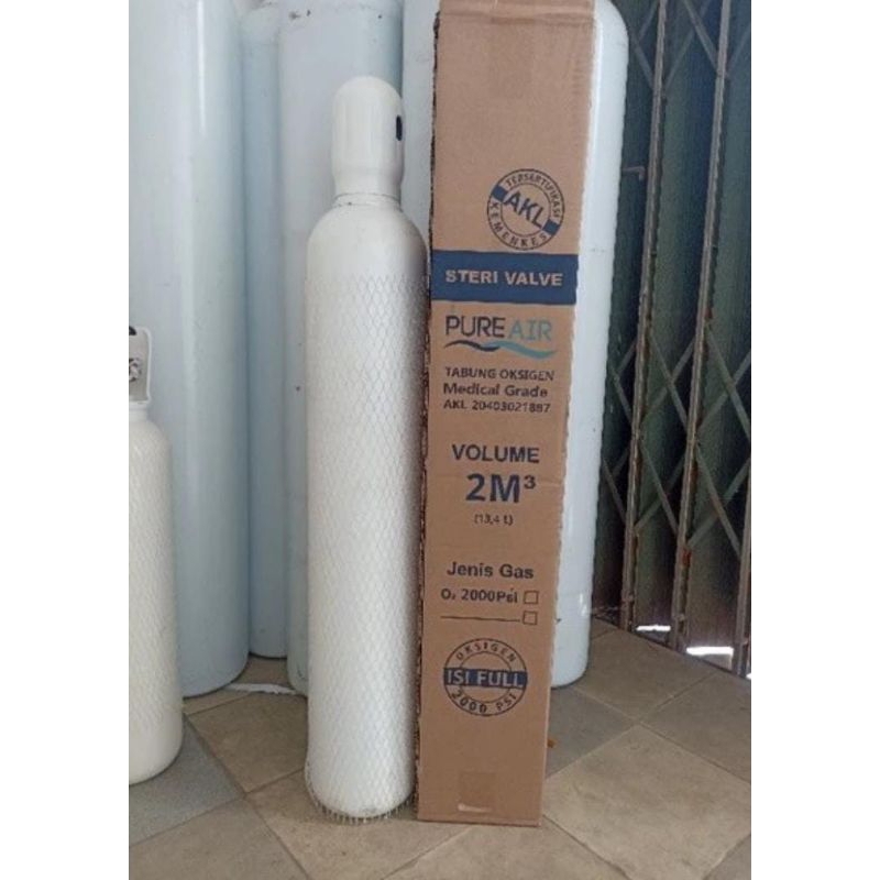 Jual Tabung Oksigen 2M3 Isi (Tanpa Regulator & Trolley) | Shopee Indonesia