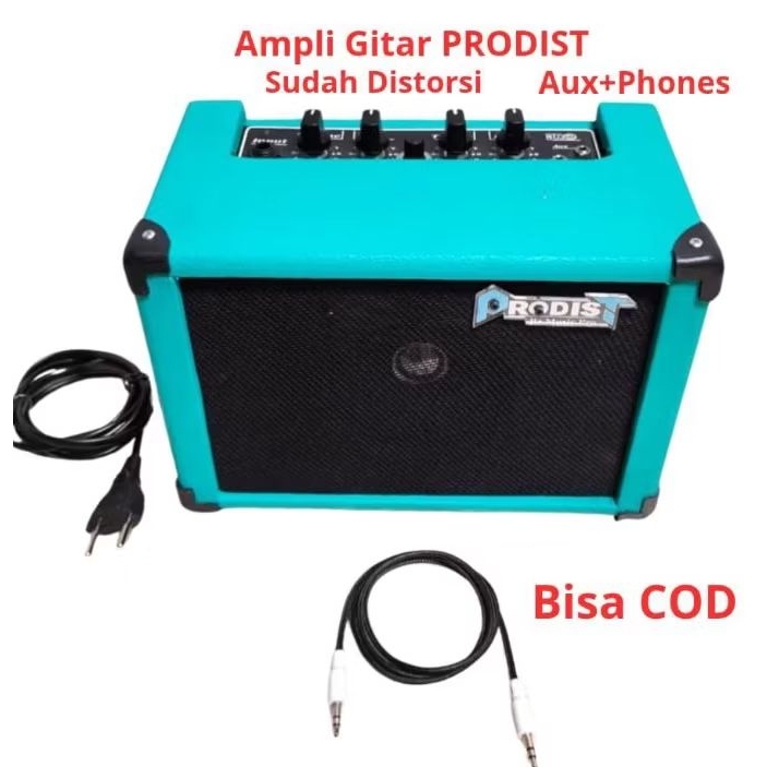 Jual Amplifier Gitar Elektrik&Akustik-Ampli Gitar PRODIST Mini 4 Inch ...