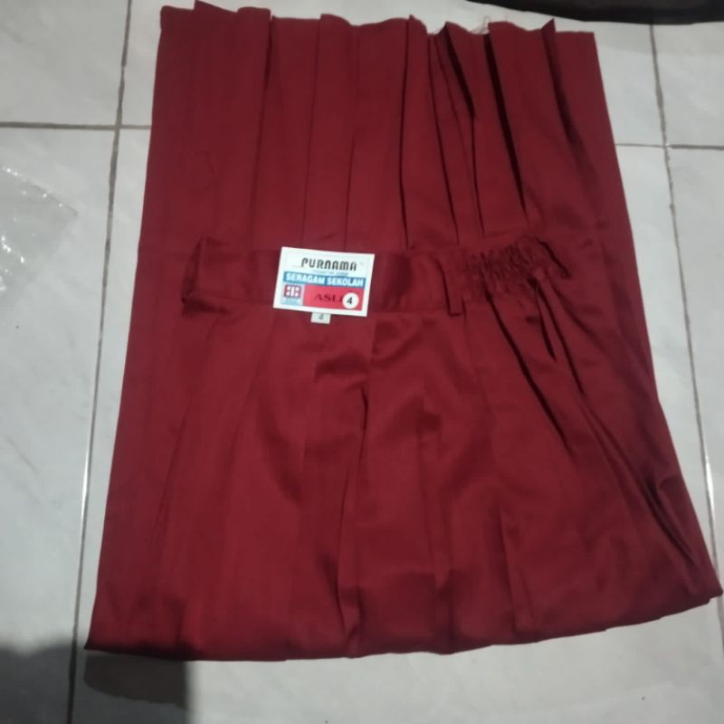 Jual Rok merah panjang sekolah anak SD (Purnama) | Shopee Indonesia