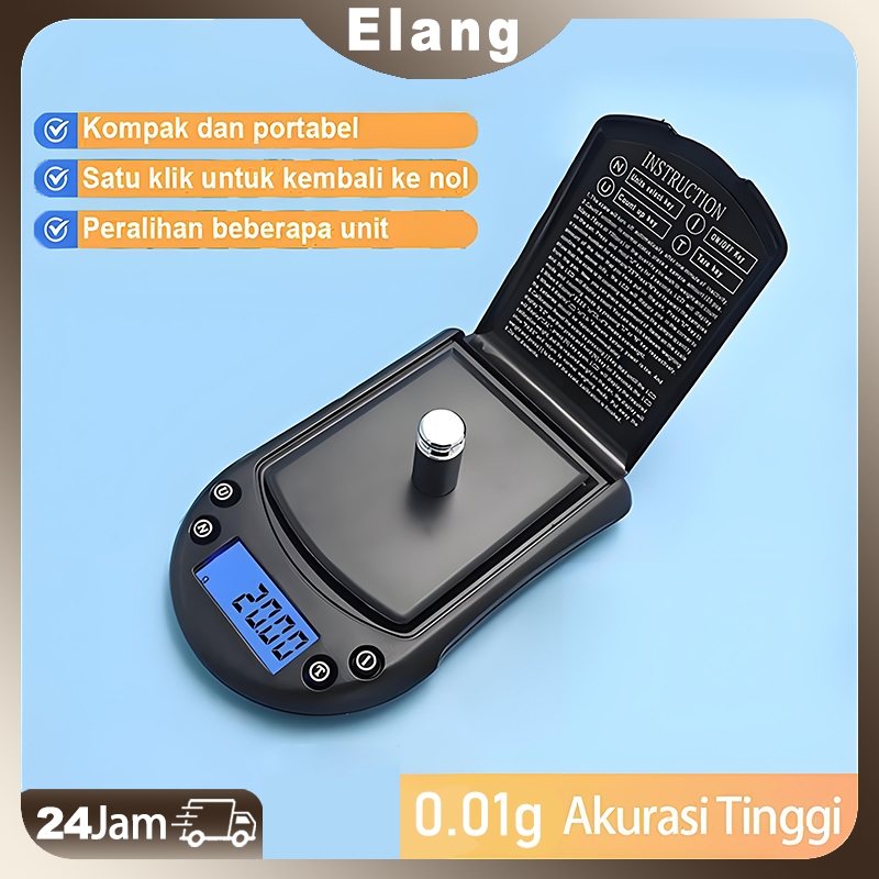 Jual CHQ Timbangan Emas Pocket Digital kapasitas 200 gr, ketelitian 0. ...