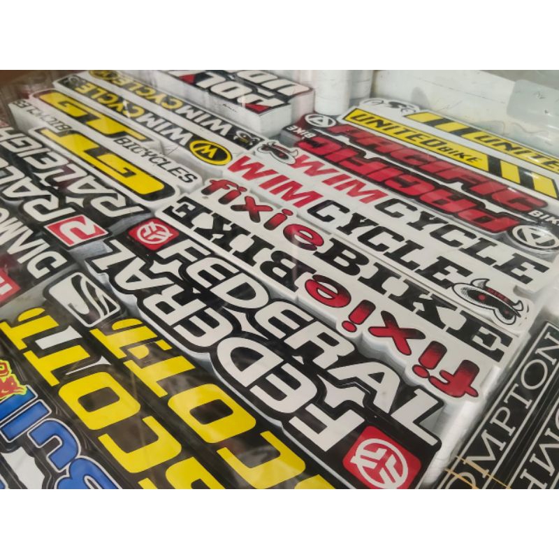 Jual Stiker sepeda isi 50 | Shopee Indonesia
