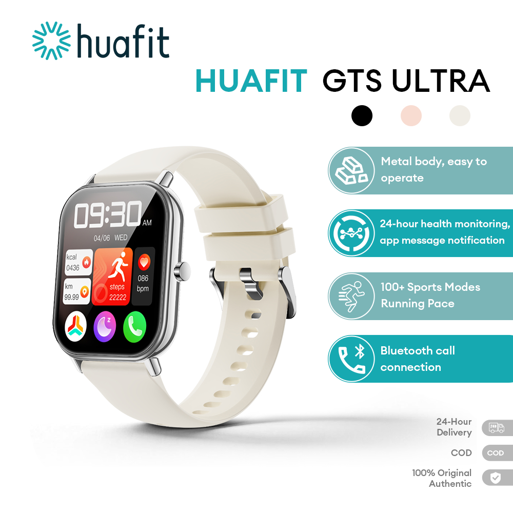Jual Huafit GTS ULTRA Smartwatch Running Pace 24H Health Monitoring 100 ...