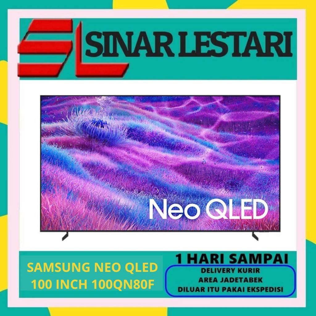 Jual SAMSUNG 100QN80F SMART TV NEO QLED 100 INCH 4K VISION ...