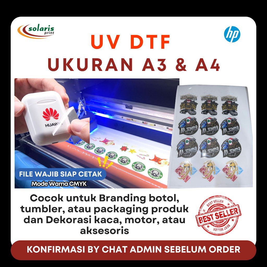 Jual PRINT UV DTF Sticker | A3 | A4 | | Shopee Indonesia