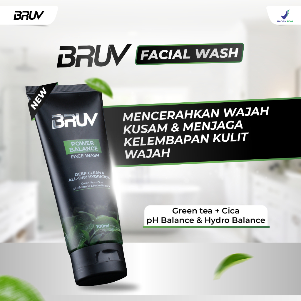 Jual BRUV Facial Wash Membantu Mencerahkan Kulit Wajah dan Membersihkan ...