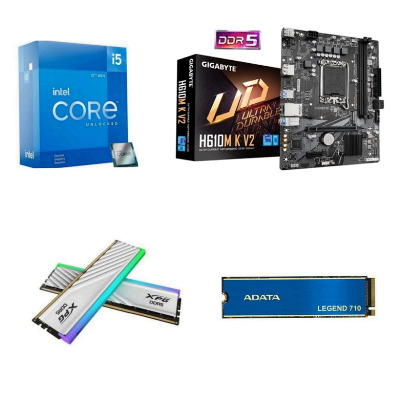 Jual Paket Processor Gaming Intel Core i5 12400 / i5 12400F Gen 12 LGA 1700 RAM DDR5 32GB RGB ...