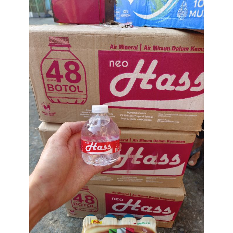 Jual AIR MINERAL HASS MINI BOTOL 188ML DUS ISI 48 BOTOL | Shopee Indonesia