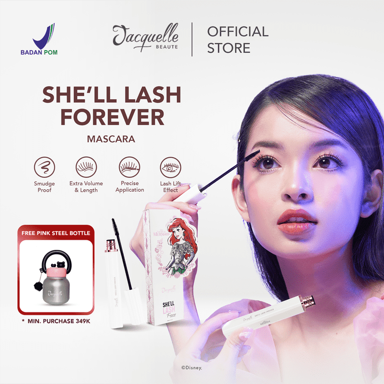 Jual Jacquelle She'll Lash Mascara - Disney Princess Ariel Shell ...