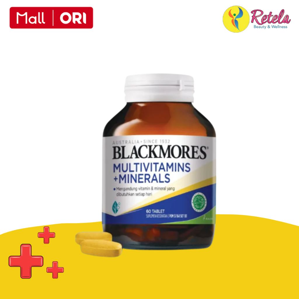 Jual Blackmores Multivitamin+Minerals 1 Botol Isi 60 Tablet / Membantu Memelihara Kesehatan ...