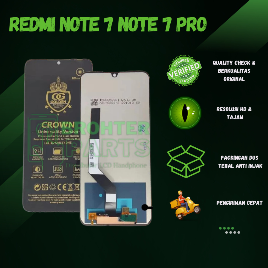Jual LCD XIAOMI REDMI NOTE 7 NOTE 7 PRO TOUCHSCREEN FULLSET COMPLETE | Shopee Indonesia