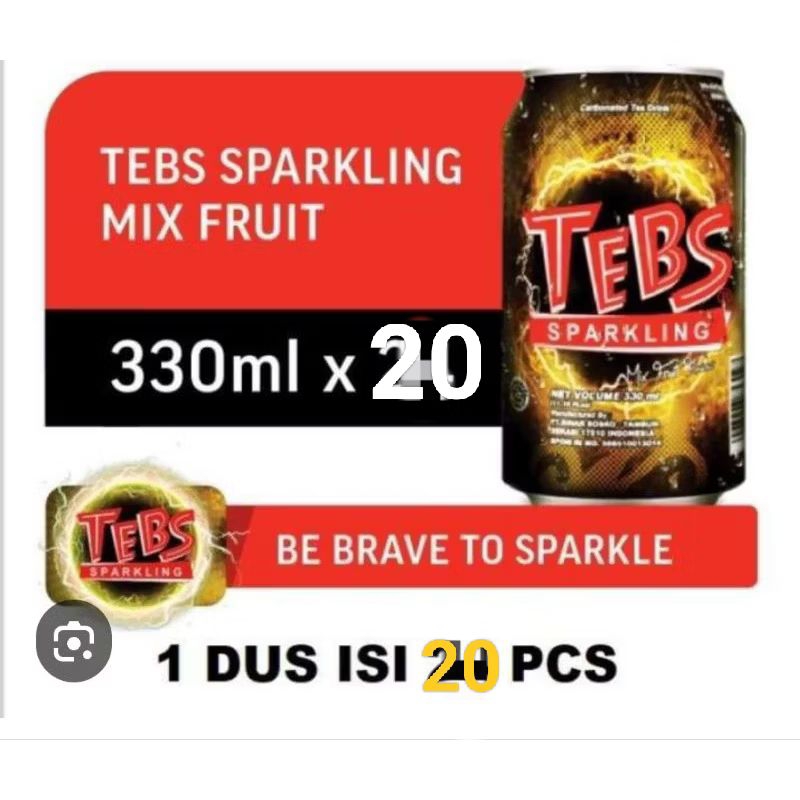 Jual Tebs sparkling mix soda can 330 ml | Shopee Indonesia