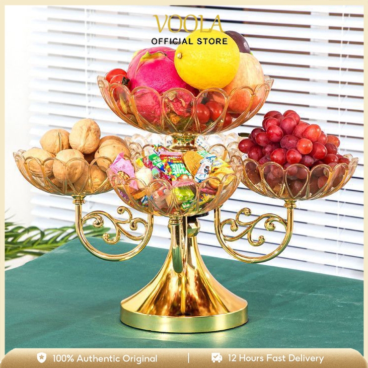 Jual VOOLA Tempat Permen Snack Mewah Aesthetic Tempat Buah Untuk Hiasan ...
