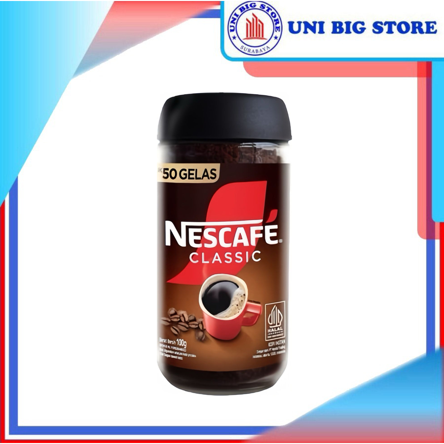Jual NESCAFE Kopi Classic Lampung Robusta Blend 100 gr JAR Kaca ...