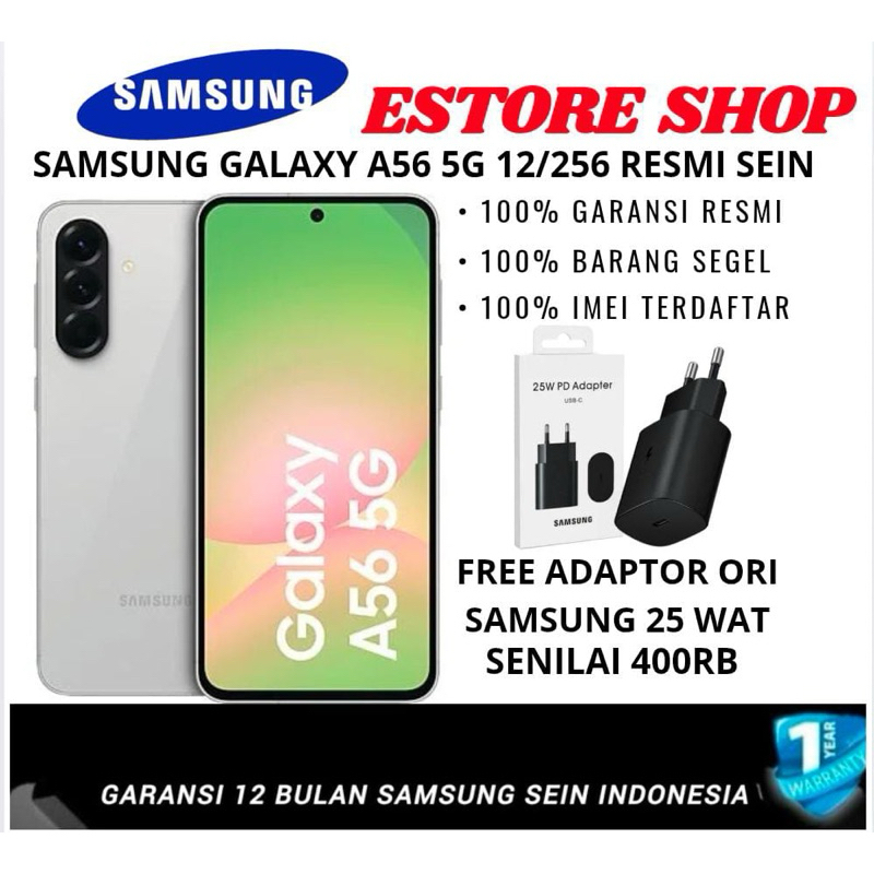 Jual Samsung Galaxy A56 12/256 8/256 Garansi Resmi Samsung Sein ...