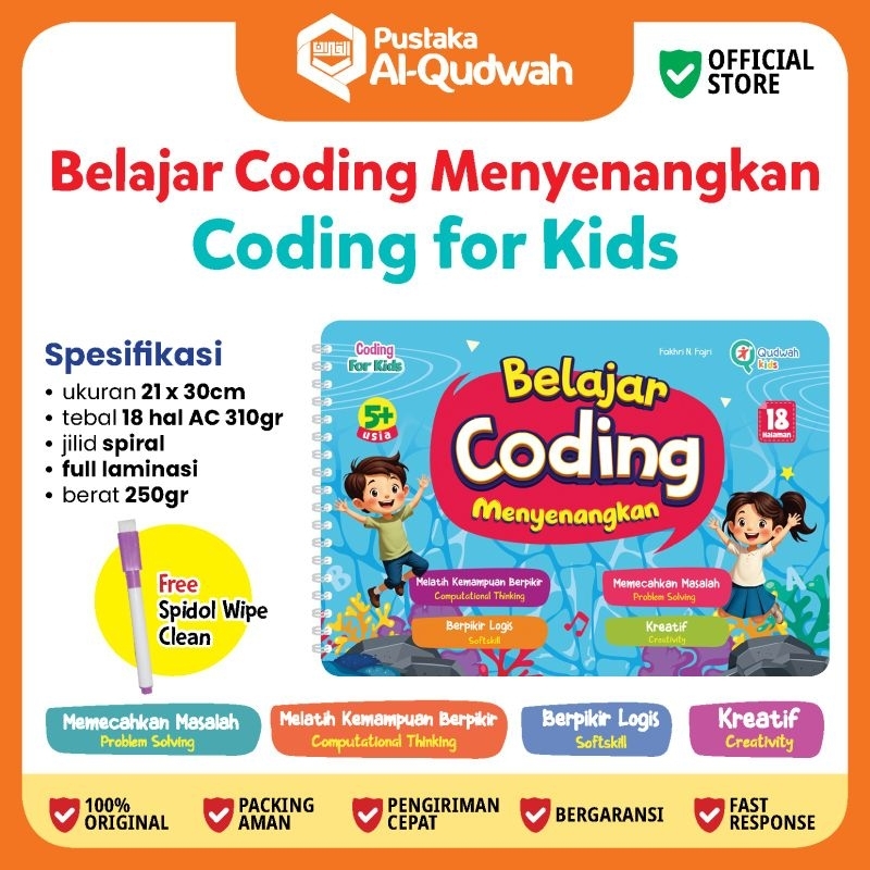 Jual [ Al Qudwah]Coding for kids || Belajar Coding Menyenangkan || Buku ...