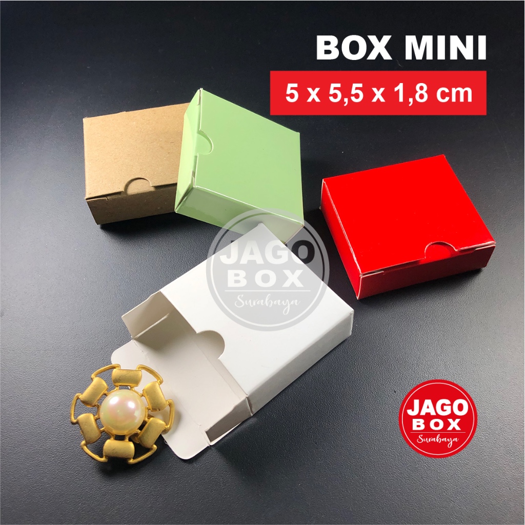 Jual BOX SOUVENIR / BOX SNACK / GIFT BOX / BOX SABUN MINI 5x5,5x1,8 CM ...