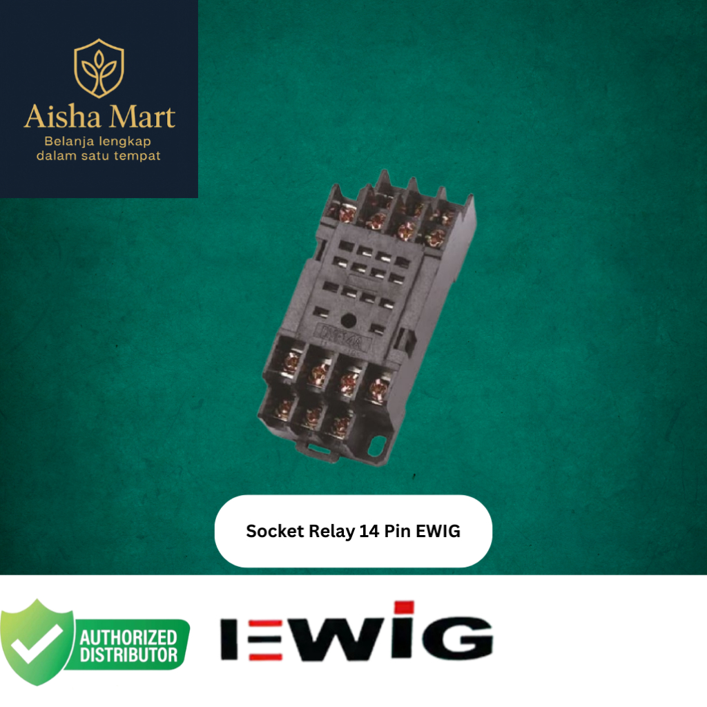 Jual Socket Relay 14 Pin EWIG | Soket MY4 MY4N 14 Kaki Panel Listrik ...