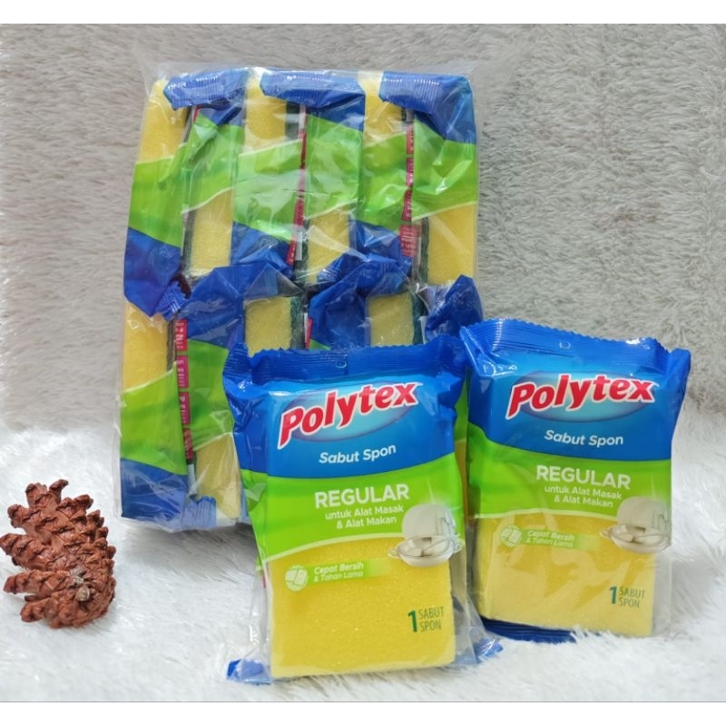 Jual Polytex Sabut Spon isi 12 | Shopee Indonesia