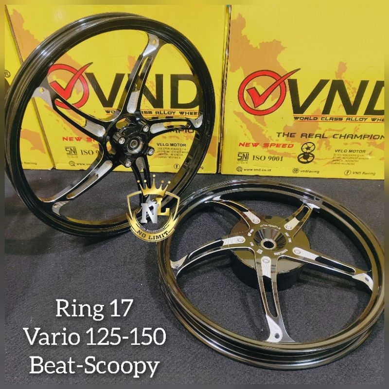 Jual VELG RACING VND NEW SPEED RING 17 VARIO 110 125 150 160 CBS BEAT SCOOPY GENIO BINTANG LAUT ...