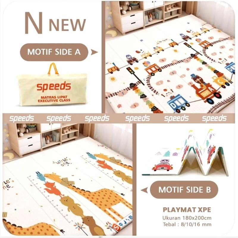 Jual Playmate SPEEDS SNI Playmat XPE tebal 10 mm Matras Bayi Playmate ...