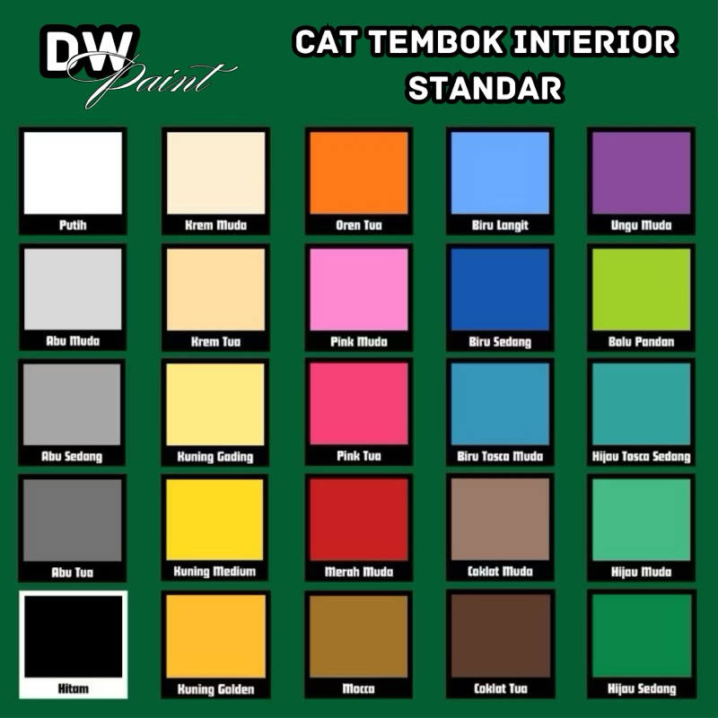 Jual Cat Tembok Kiloan 1kg Interior | Indoor Standar - Murah ...
