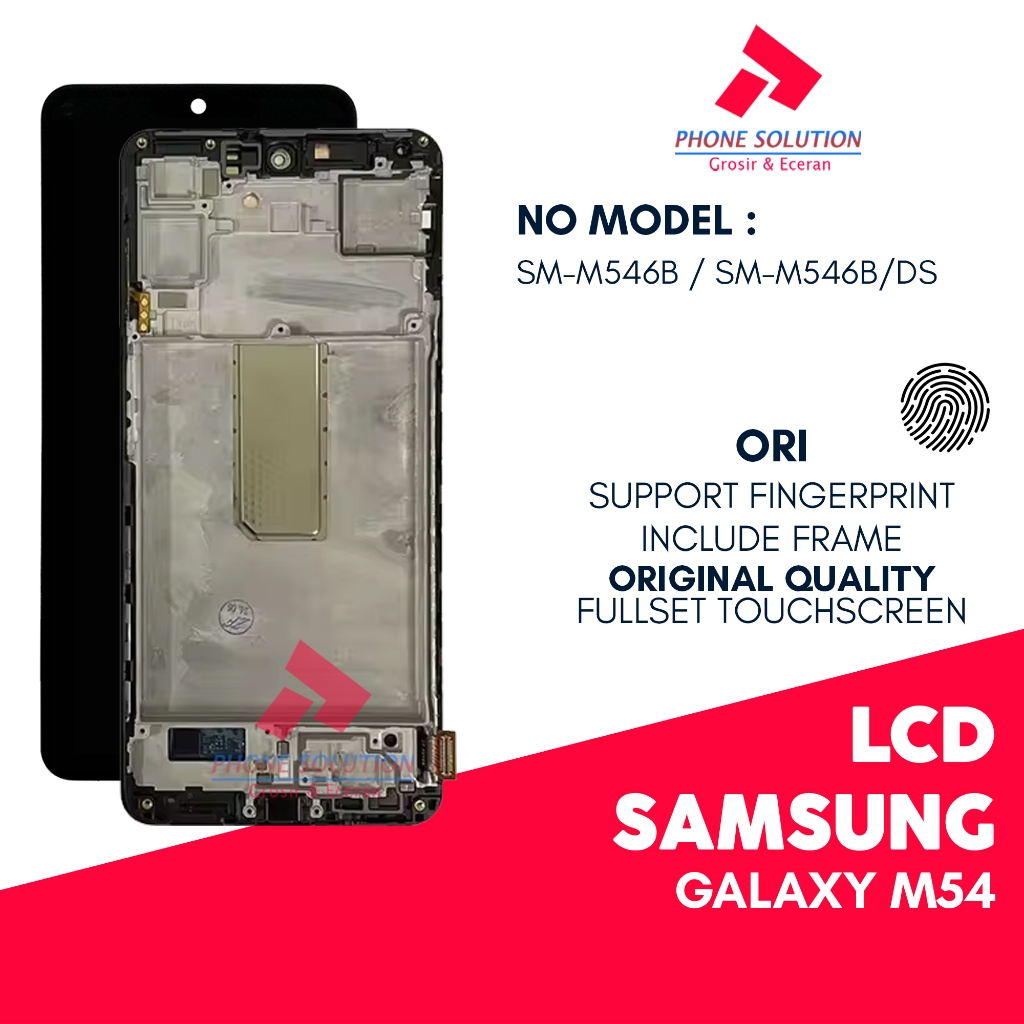 Jual LCD Samsung M54 - Finger Print Fullset Touchscreen | Shopee Indonesia