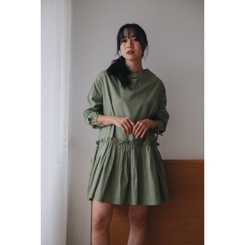 Jual MARGO DRESS x MAVEN IN LIME GREEN (START SHIPPING 20 MAY 2025 ...
