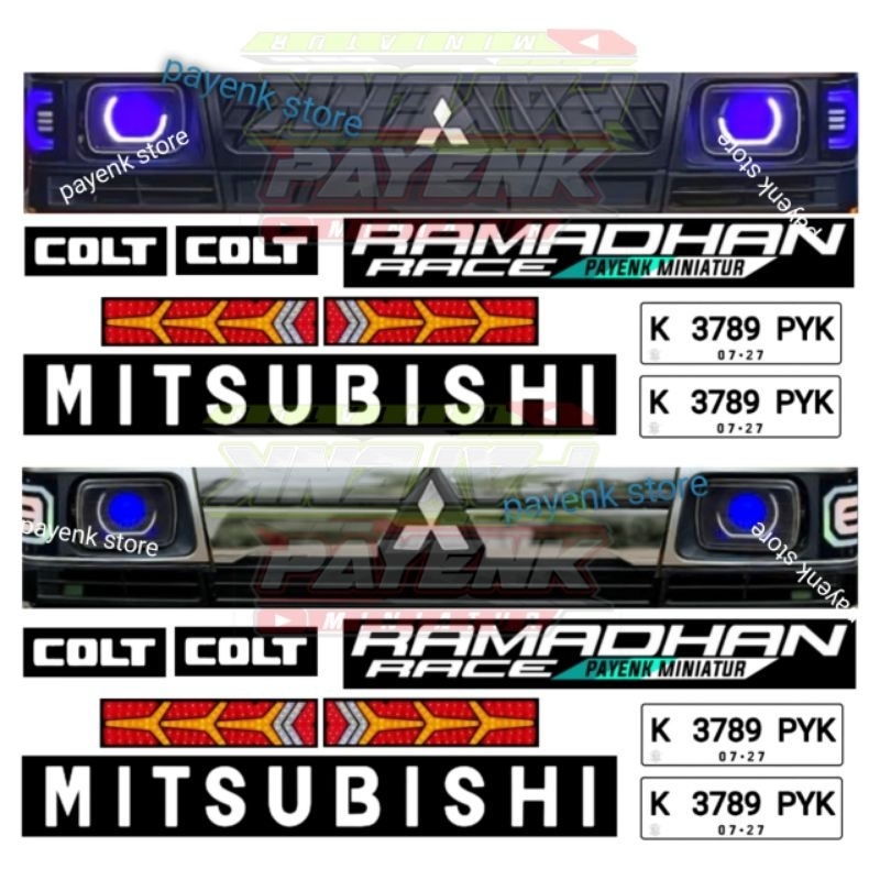 Jual STIKER MINIATUR L300 VERSI BILED | Shopee Indonesia