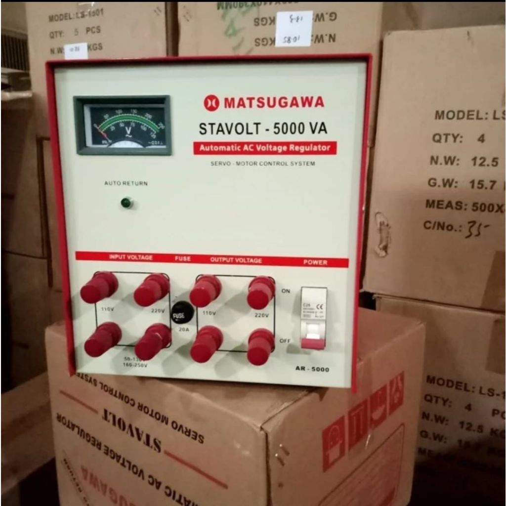 Jual Stavolt Matsugawa Ar 5000 Servo Motor | Shopee Indonesia