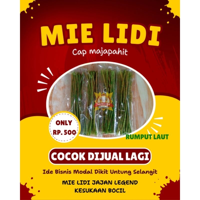Jual jajanan anak sd mie lidi 500 an rasa rumput laut | Shopee Indonesia