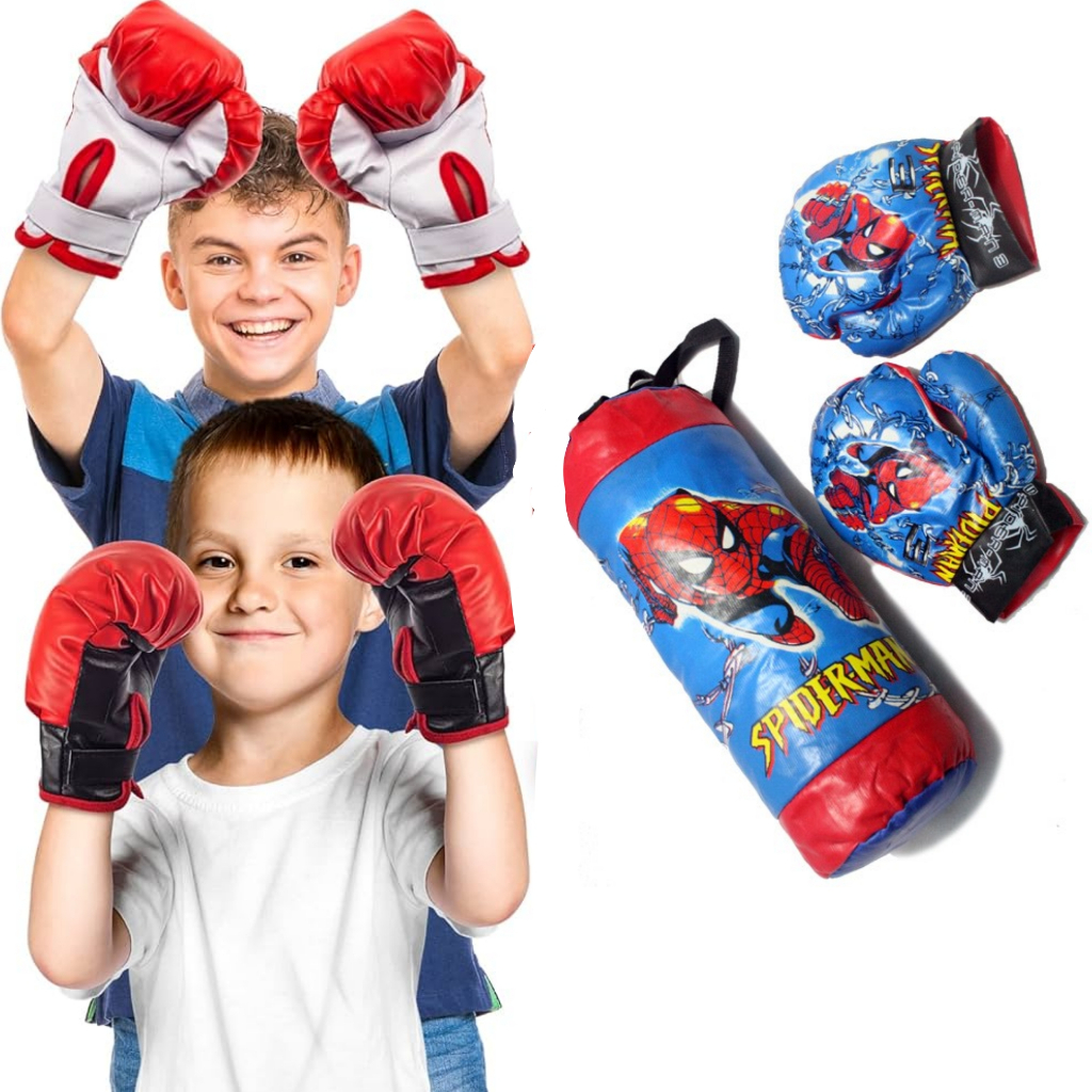 Jual [ BISA COD ] SAMSAK TINJU (Punching Bag Bantalan Hand Wrap Kids Boxing Gloves Set Sarung ...