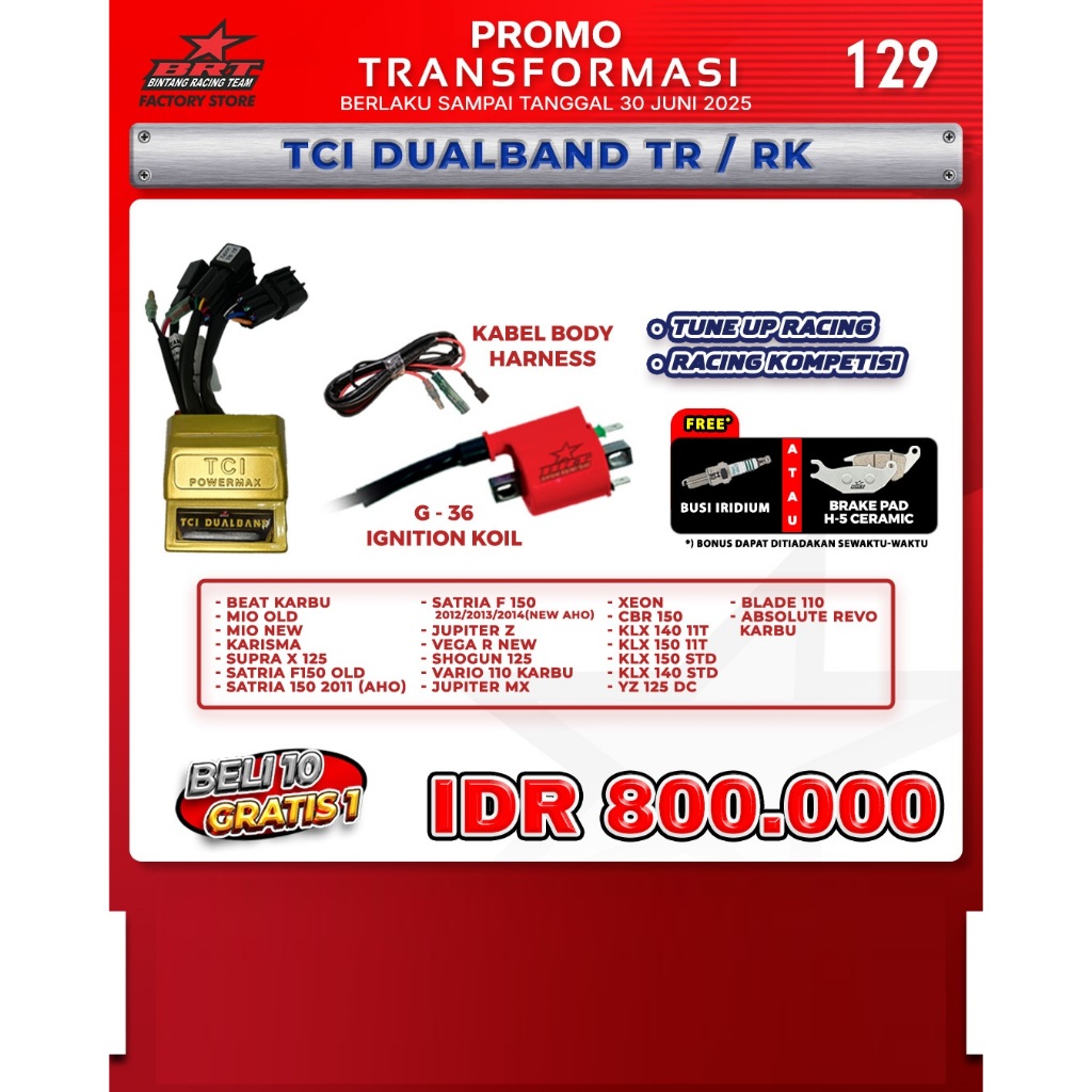 Jual TCI BRT CDI IMAX 3 DUALBAND/SUPER/SUPER PRO BRT - BEAT KARBU/MIO ...